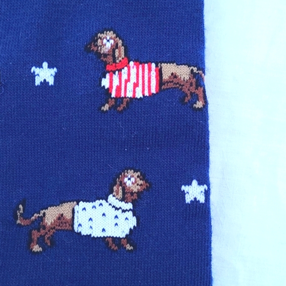 into socks | Accessories | Usa Weiner Dog Soft Midcalf Patriotic ...